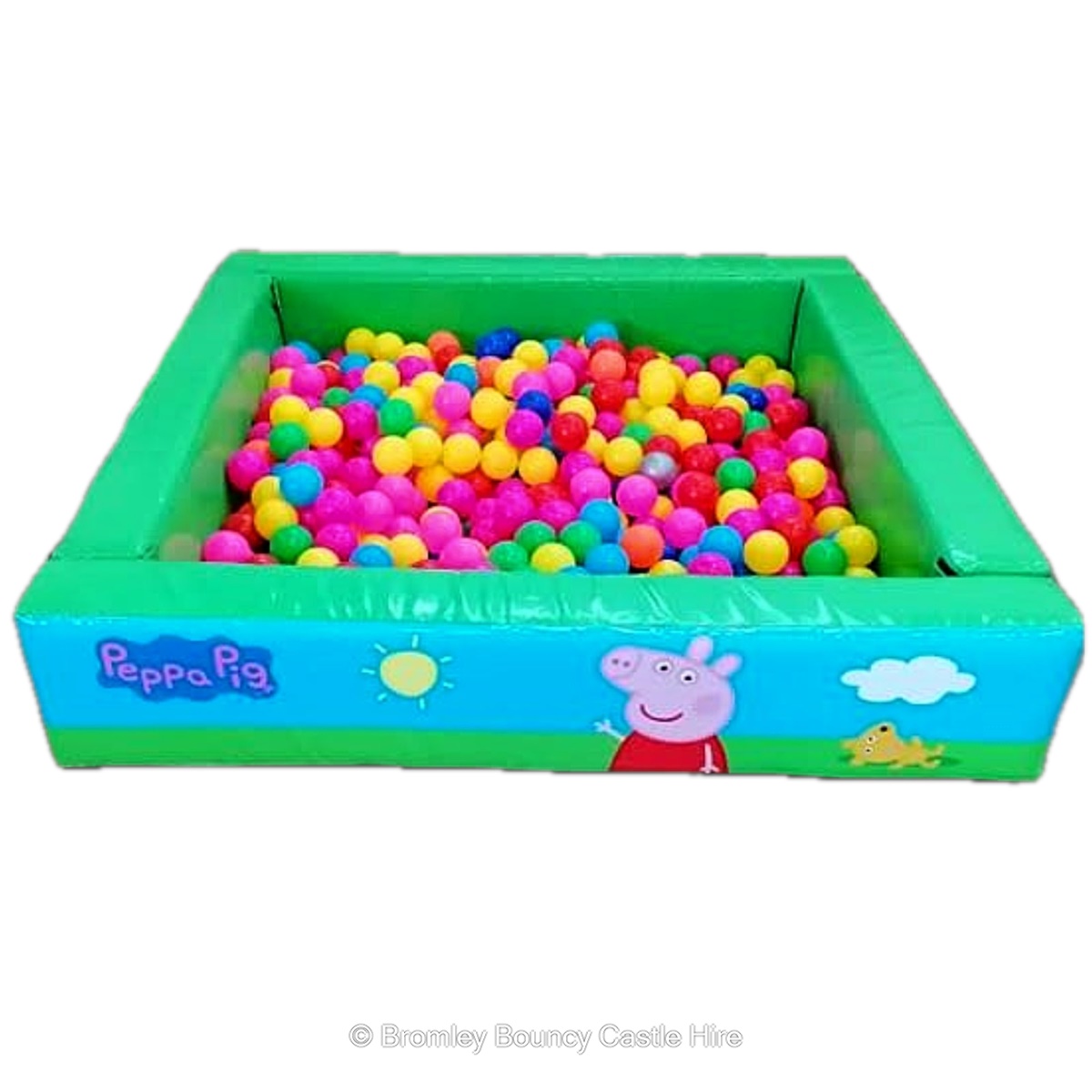 Peppa Pig Square Ball Pond for Hire | Bromley Bouncy Castles