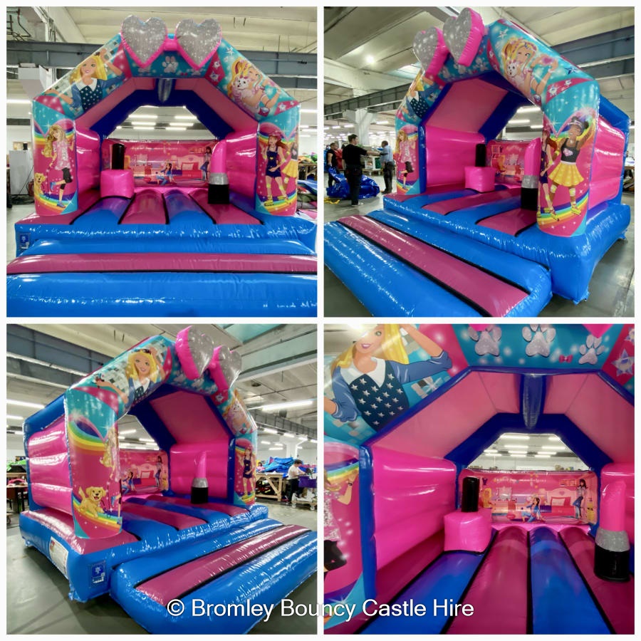Bouncy Castle Barbie Dream 3D - Bouncy Castles, Soft Play & Inflatable ...
