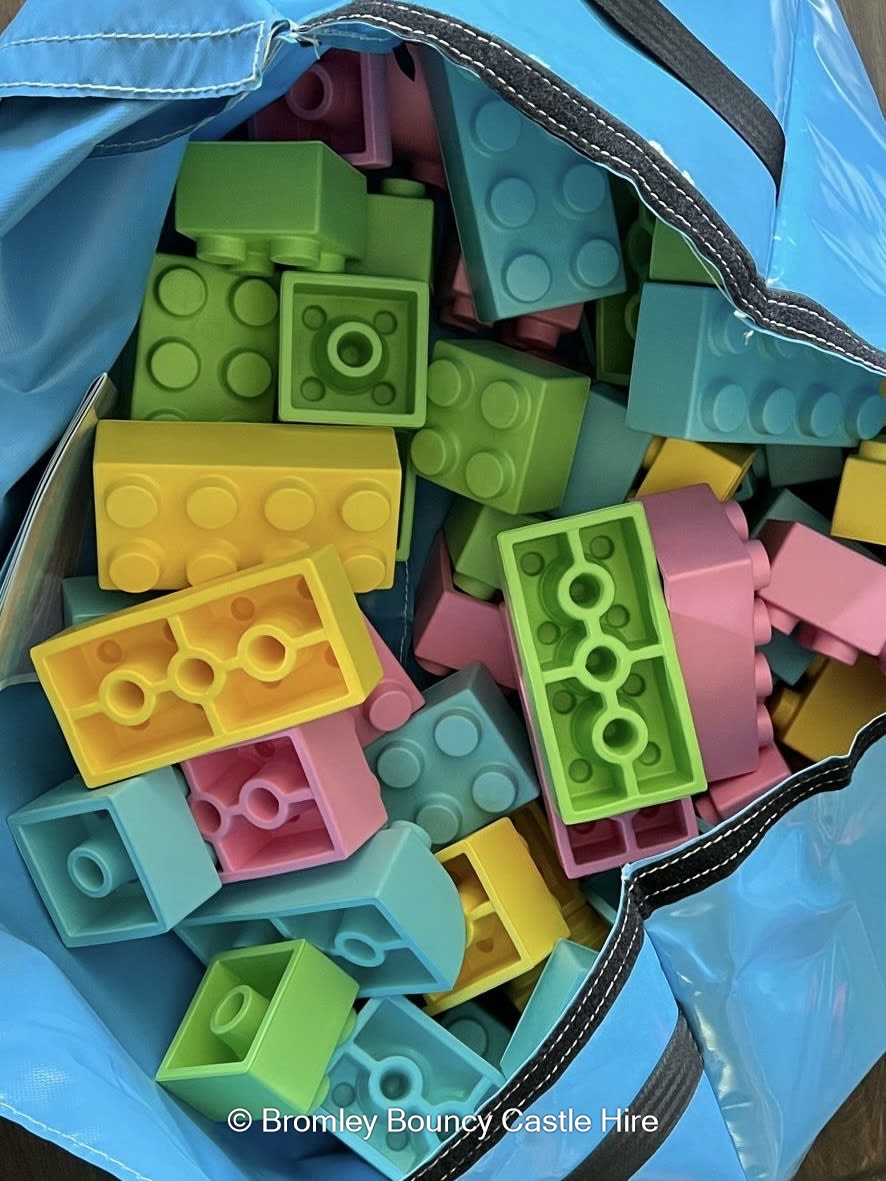LEGO Pastel Giant Blocks For Hire - Bouncy Castles, Soft Play ...