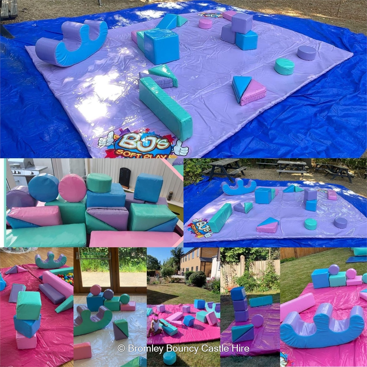 Pastel Pink Colours - Bouncy Castles, Soft Play & Inflatable Hire in ...