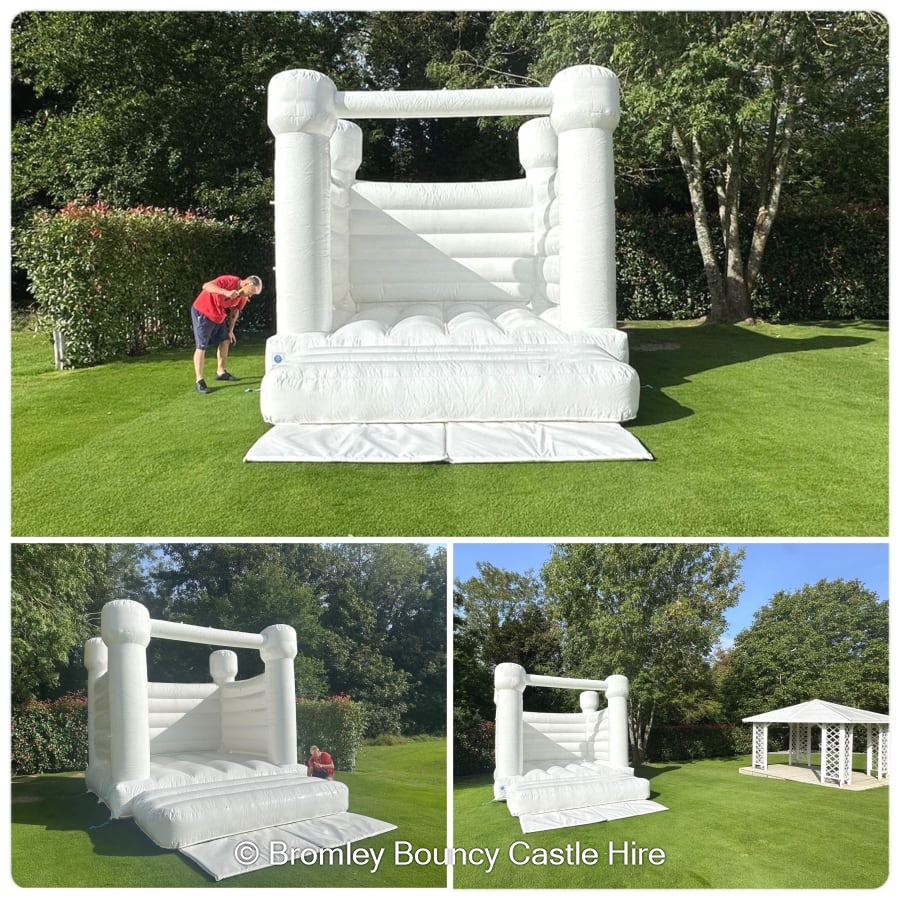 White Bouncy Castles Hire | Oxted, Orpington, Croydon & Kent