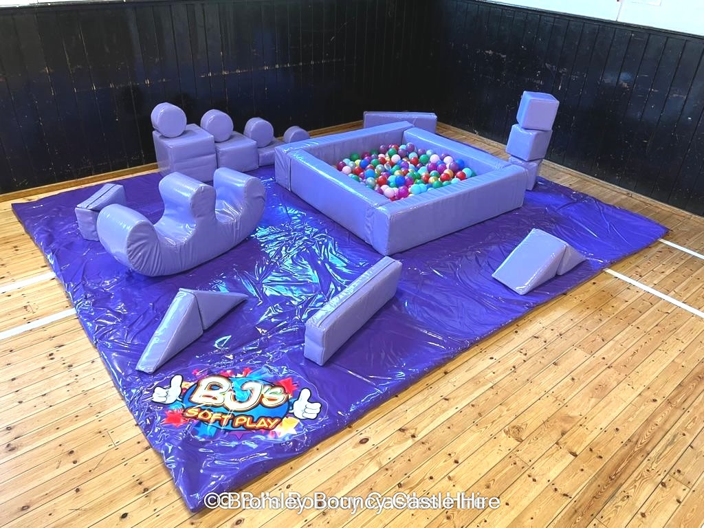 Pastel Lilac Soft Play Package 02 - Bouncy Castles, Soft Play ...