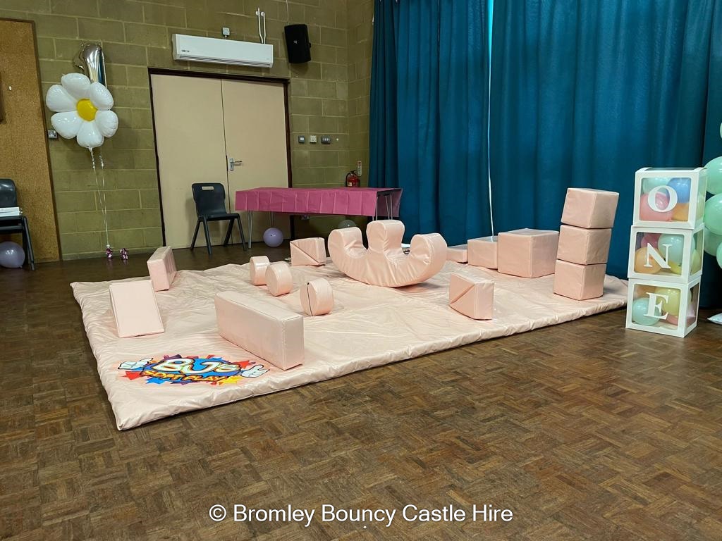 Pastel Peach Soft Play Package 07 (INSIDE ONLY) - Bouncy Castles, Soft Play & Inflatable Hire in ...