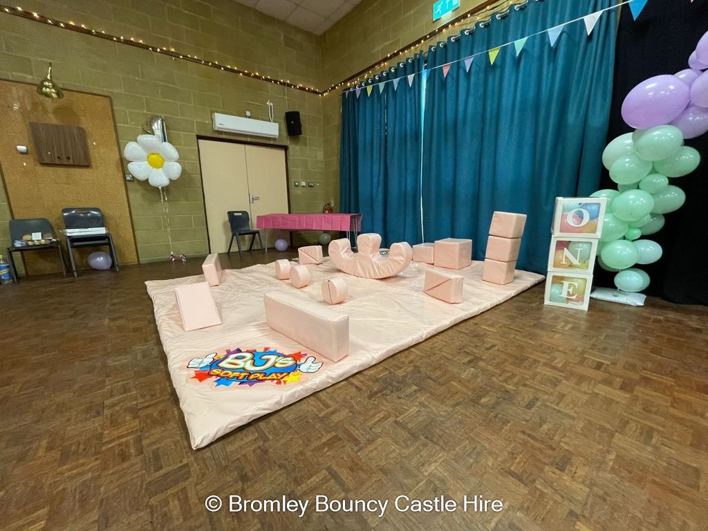 Pastel Peach Soft Play Package 11 (INSIDE ONLY) - Bouncy Castles, Soft Play & Inflatable Hire in ...