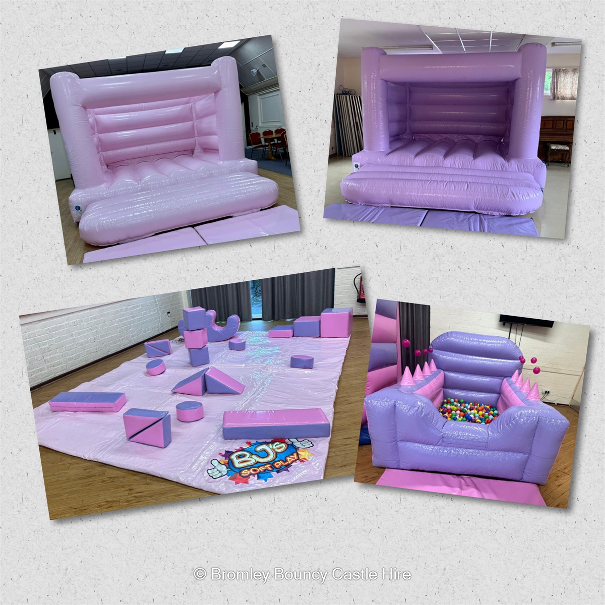 Pastel Pink Colours - Best Bouncy Castles, Soft Play & Inflatable Hire ...