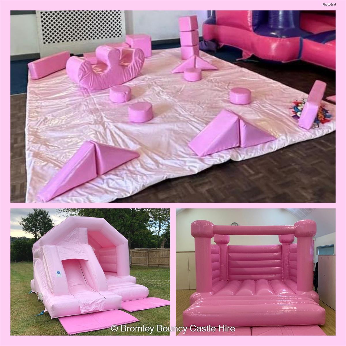 Pastel Pink Soft Play Package 07 (INSIDE ONLY) - Bouncy Castles, Soft ...